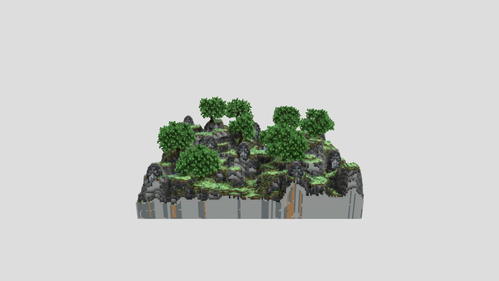 Skyblock Terrain - Download Free 3D model by yeetpafferfash ...