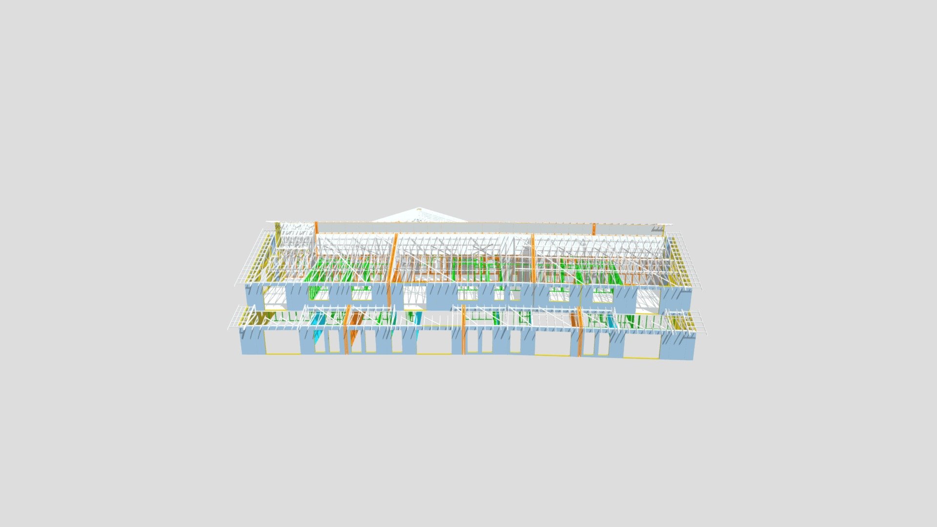 Sandhurst Avenue - Full Timber Frame Model - Download Free 3D model by ...