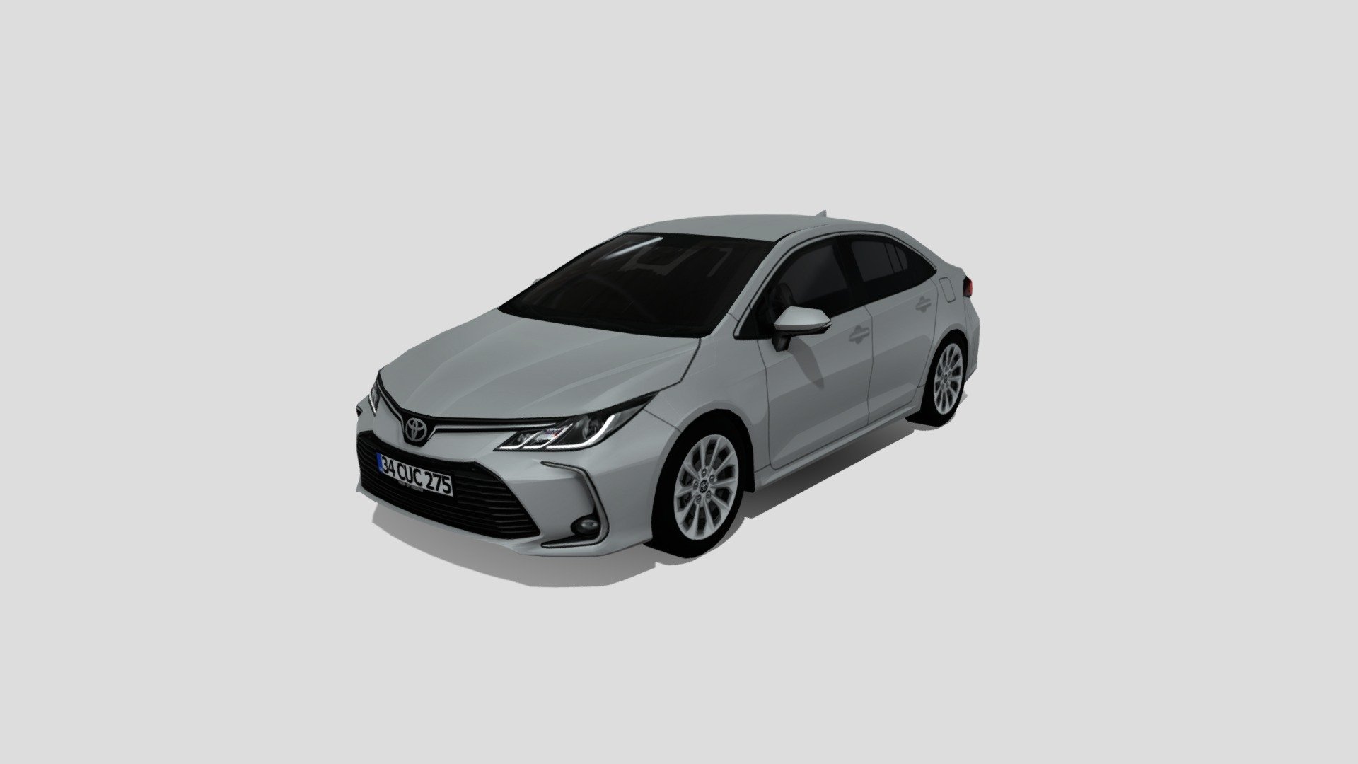 2020 Toyota Corolla - 3D model by VeesGuy [cc5eea4] - Sketchfab