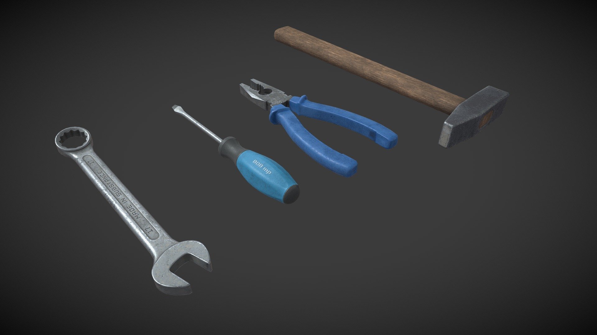Tools - 3D model by Mykhailo (@aggo) [cc5efbe] - Sketchfab