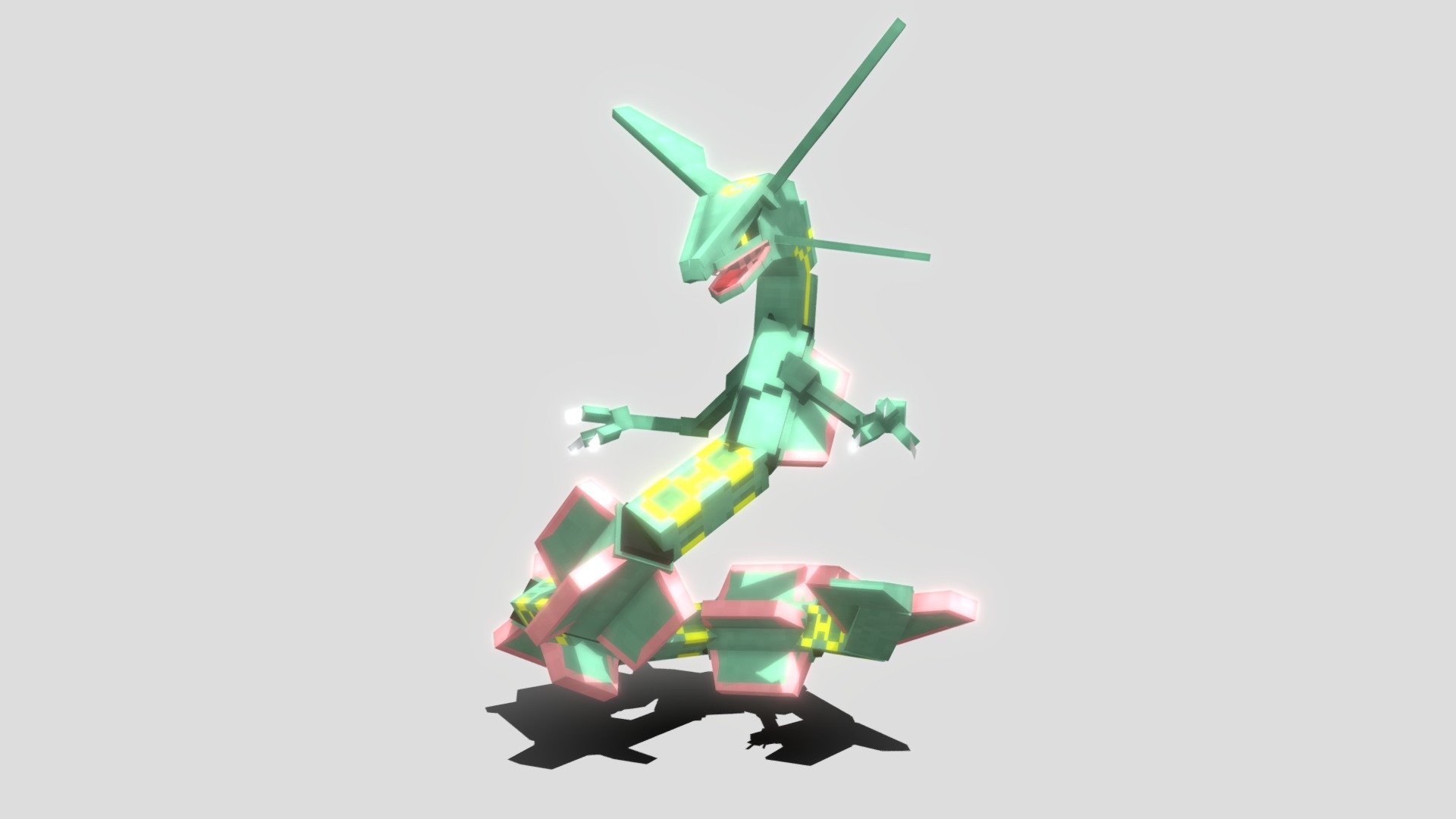 Rayquaza - Remastered - Download Free 3D model by Master Galanodel ...