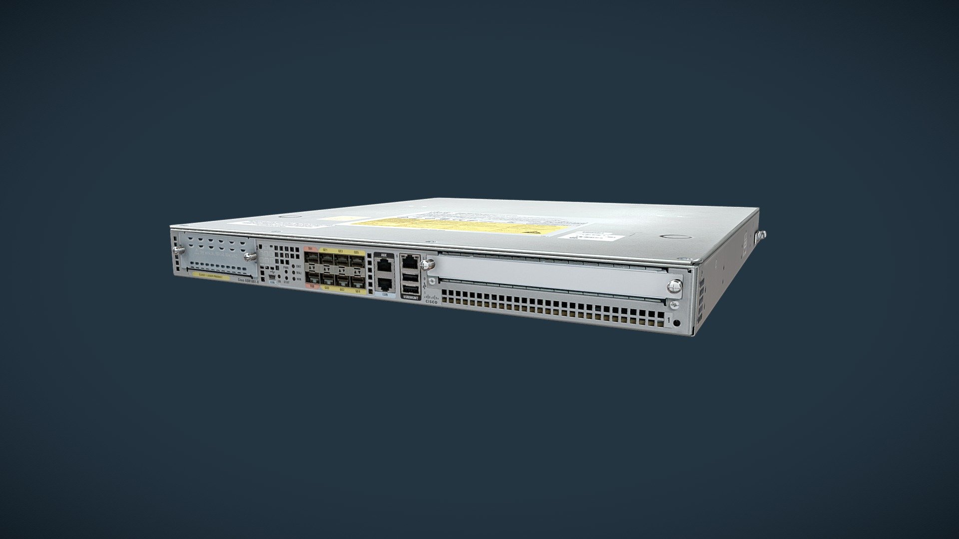 ASR 1001-X - 3D model by Cisco IBNG media [cc6351e] - Sketchfab
