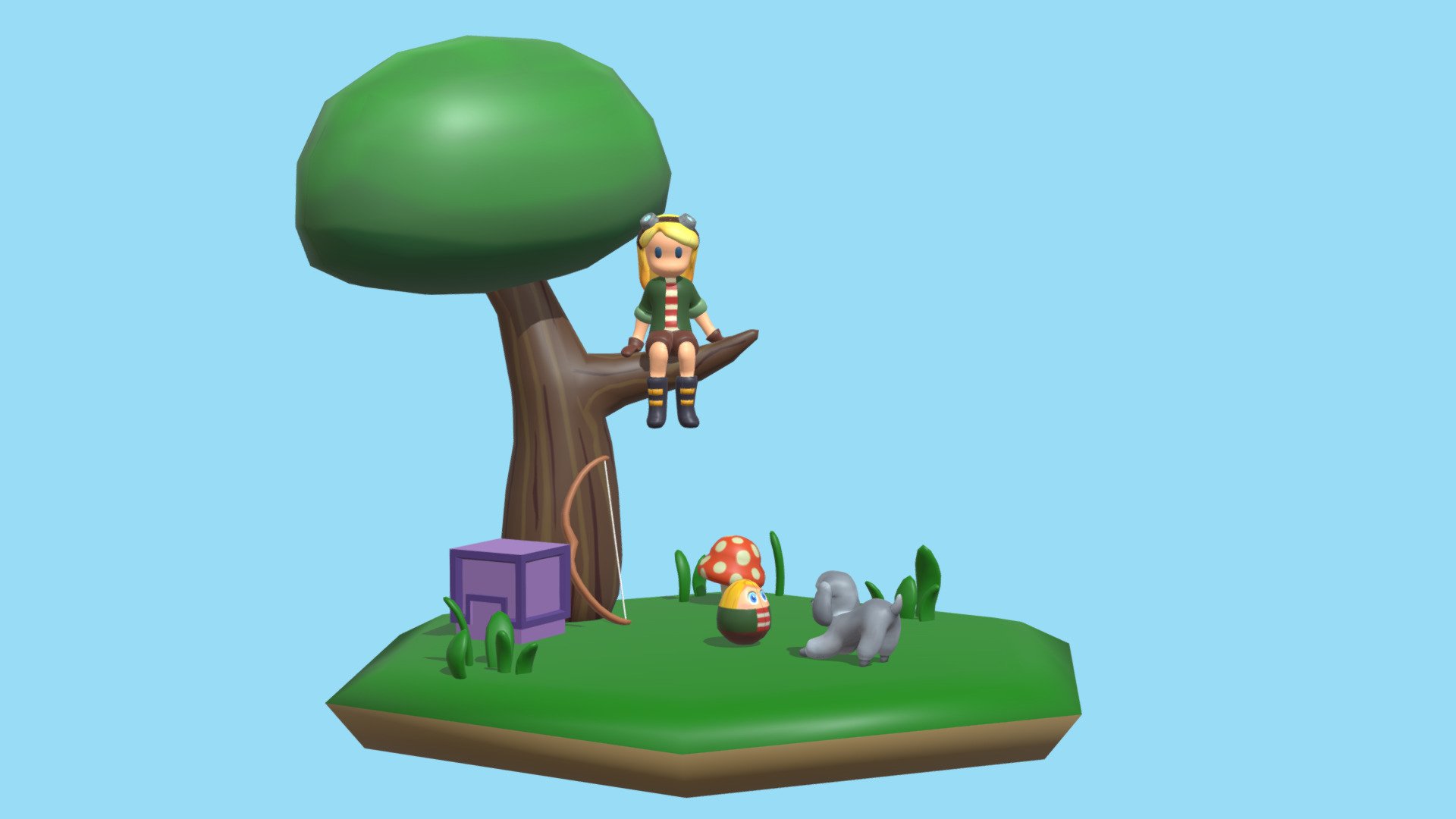 False in a Tree - 3D model by svoira [cc649d4] - Sketchfab