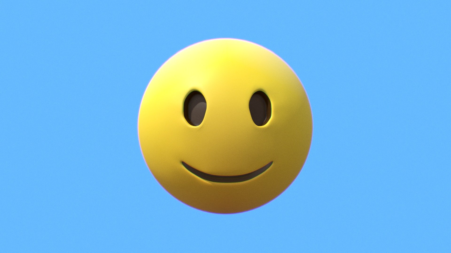 emoji happy or enjoy cartoon Emoticon Smiley - Download Free 3D model ...