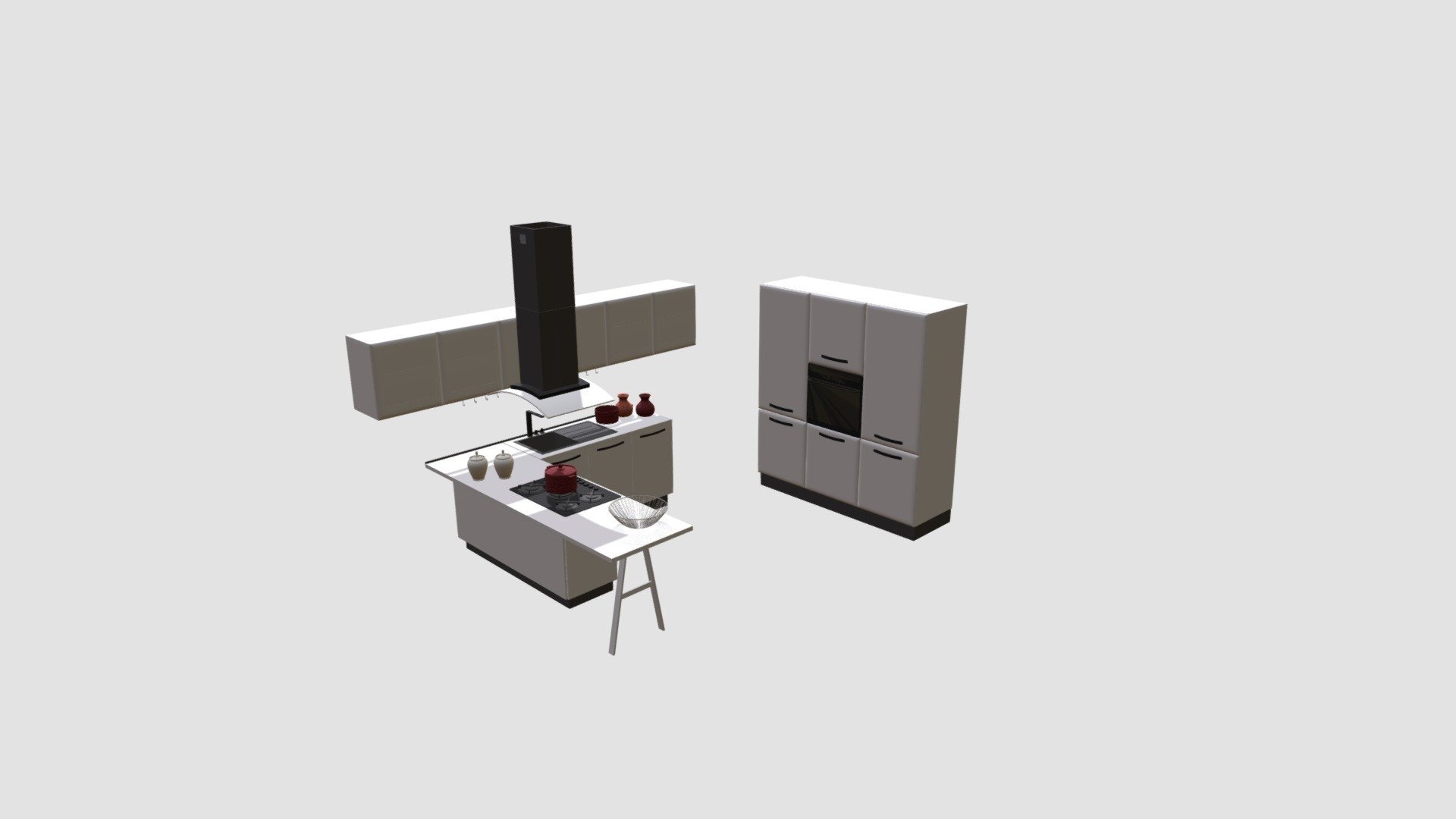 kitchen - Buy Royalty Free 3D model by Evermotion [cc6553c] - Sketchfab ...