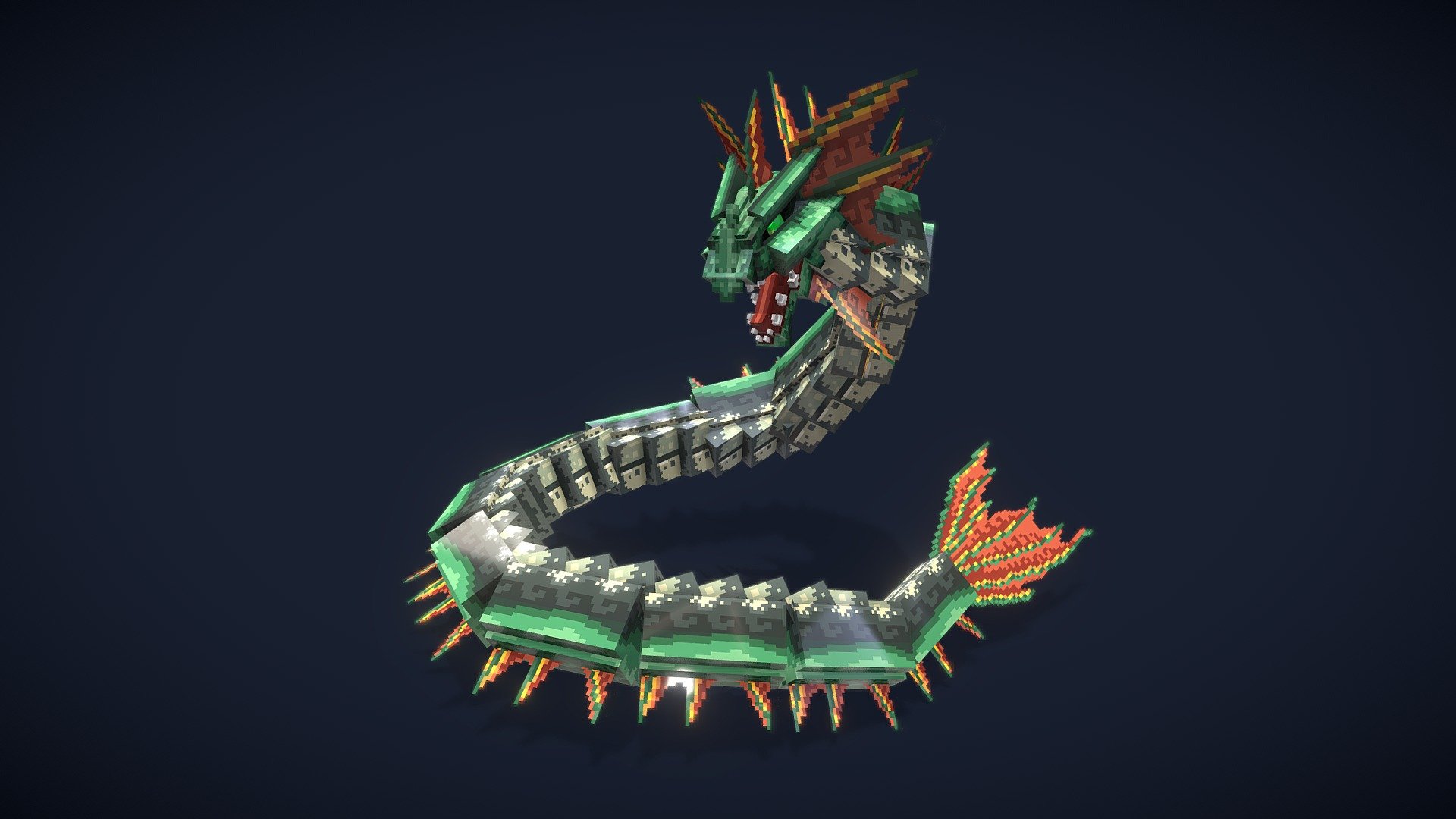 Serpent of the Sea - 3D model by IBARYSTA [cc6583d] - Sketchfab