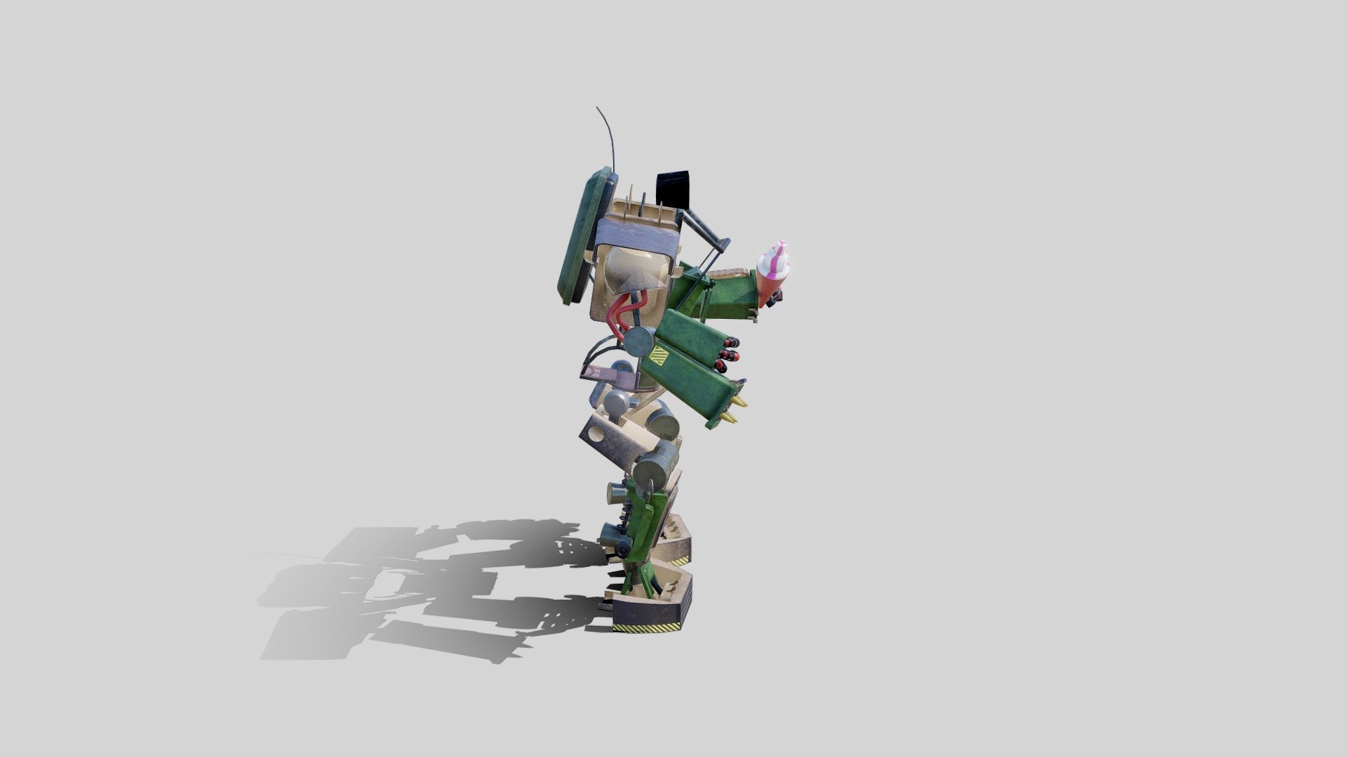AM_Robot_Animated - 3D model by Werff Design (@Werff_Design) [cc66322 ...