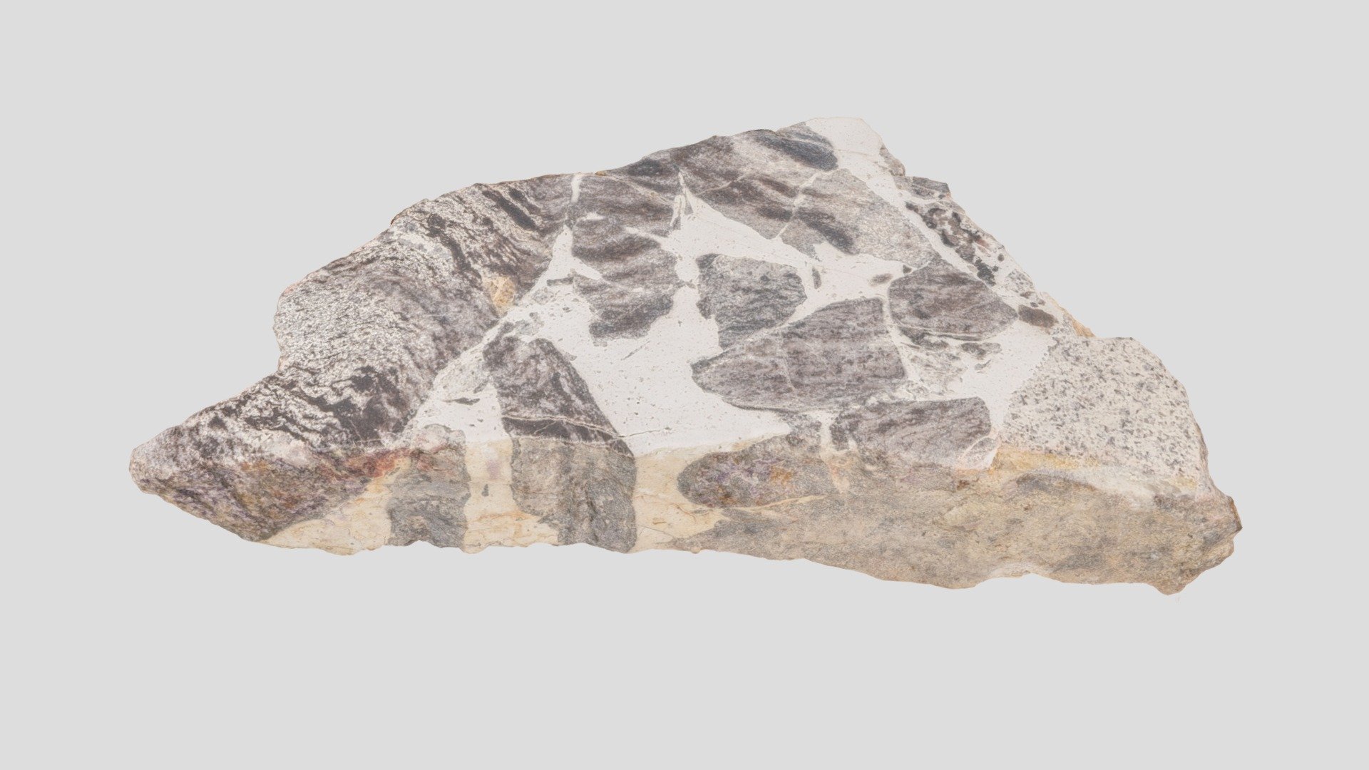 Dilational breccia in gneiss - Download Free 3D model by Jena ...
