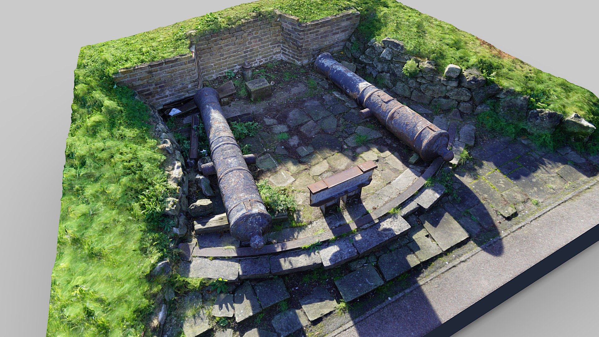 New Tavern Fort Cannons - Download Free 3D model by artfletch [cc67b67 ...