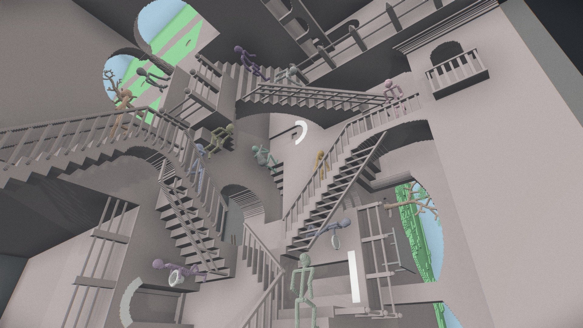 Relativity - 3D model by shadowxaf [cc695e4] - Sketchfab