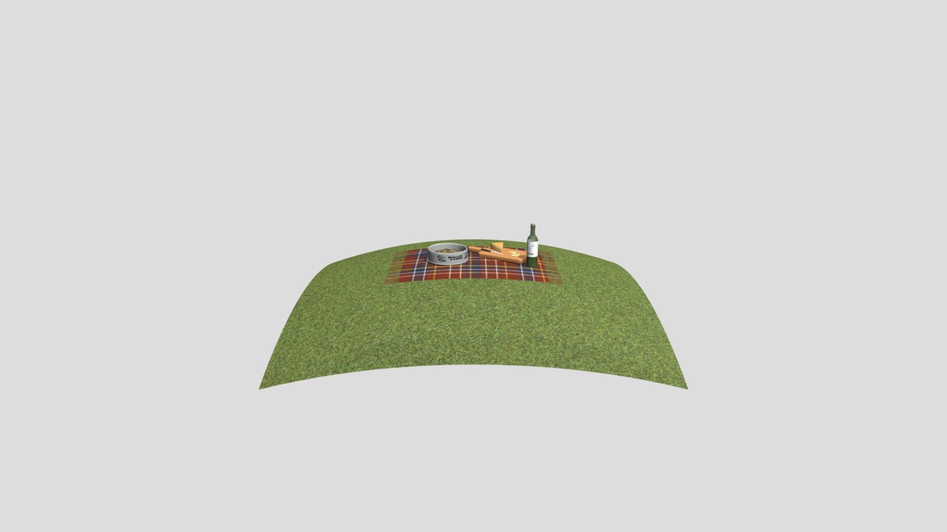 Picnic - 3D model by booyar101 [cc69ecb] - Sketchfab