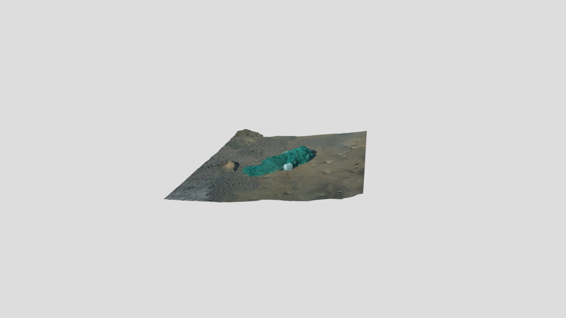 Beach_dumped_trash_net - 3D model by write2me [cc6ad9a] - Sketchfab