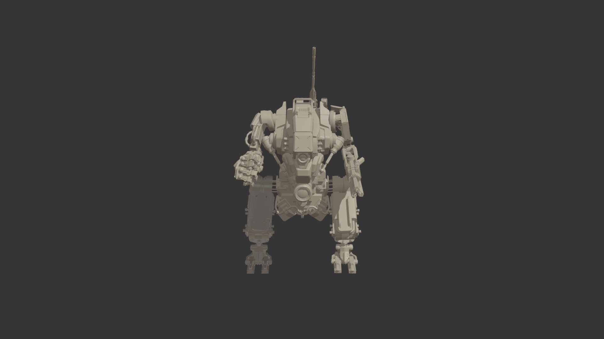 Mecha - 3D model by Lucas.Da [cc6f02c] - Sketchfab