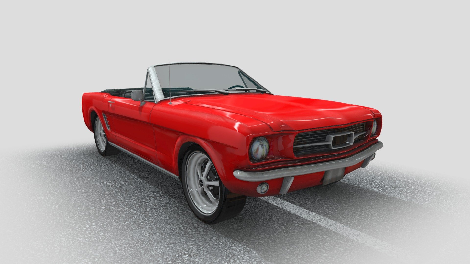 Sketchfab Mustang - 3D model by Polywick Studio, PH, Corp. (@polywickstudio) [cc6f660] - Sketchfab