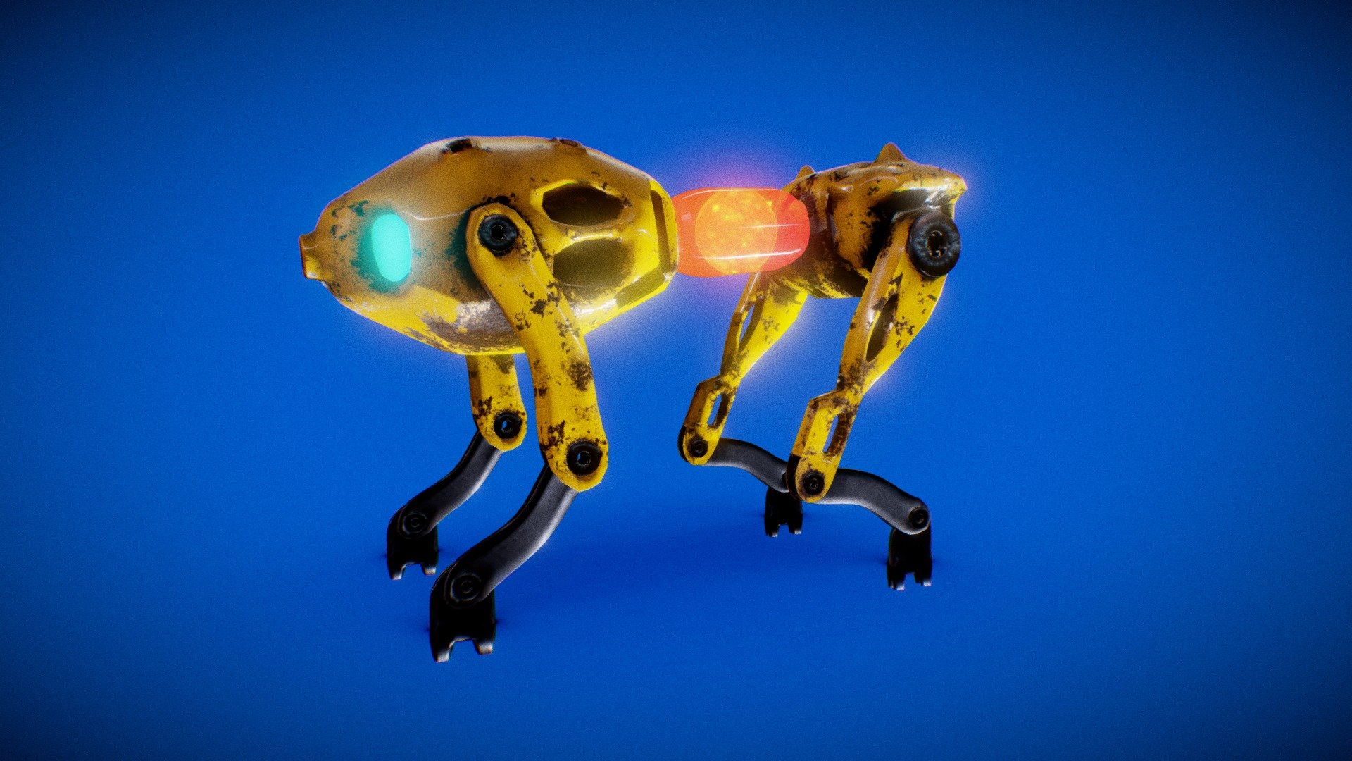 Mech Dog 2.0 - 3D model by KirilJaegerBurrell [cc6f755] - Sketchfab