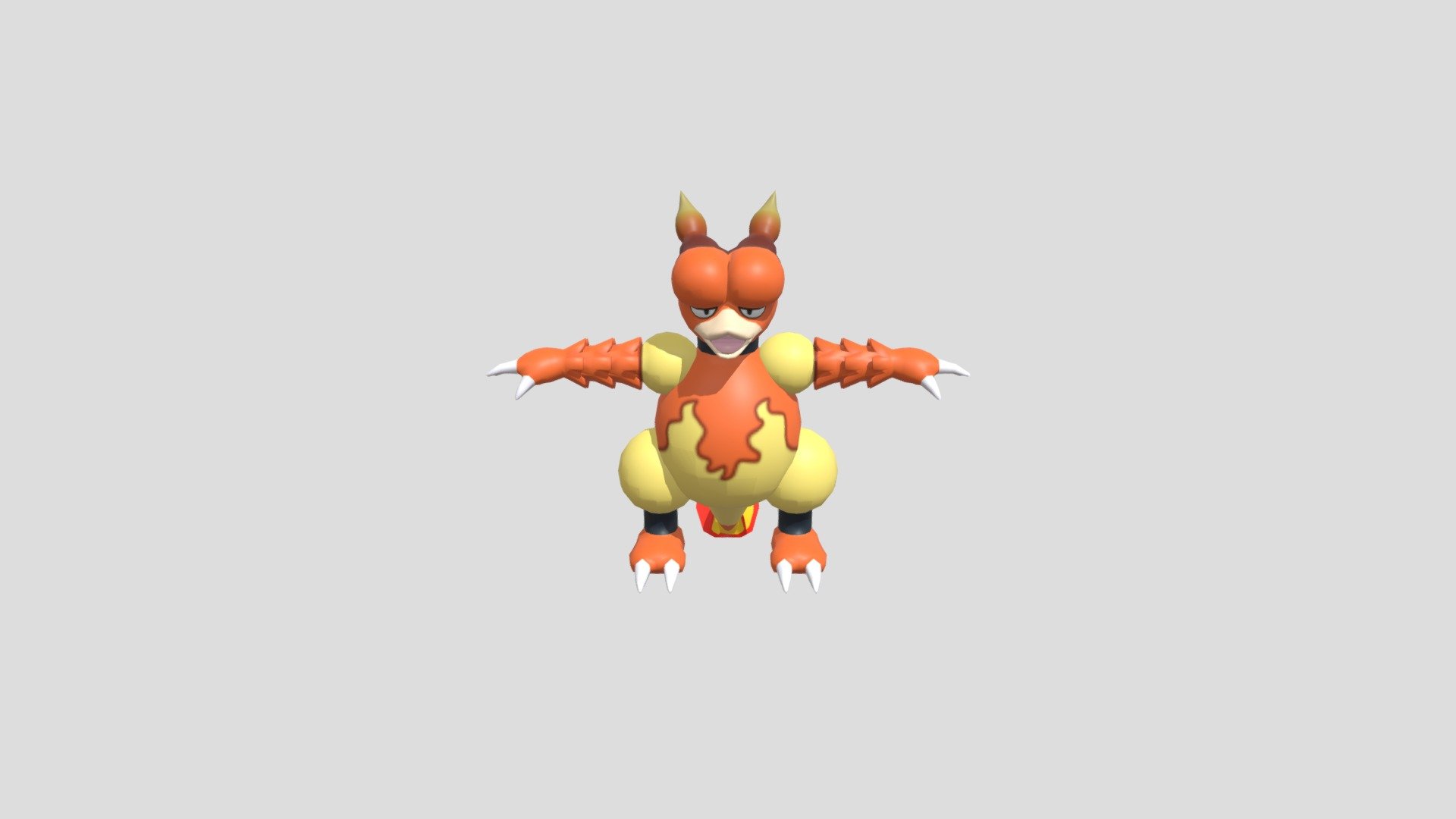 Magmar - Pokemon - Download Free 3D model by Chechorams16 [cc70344 ...