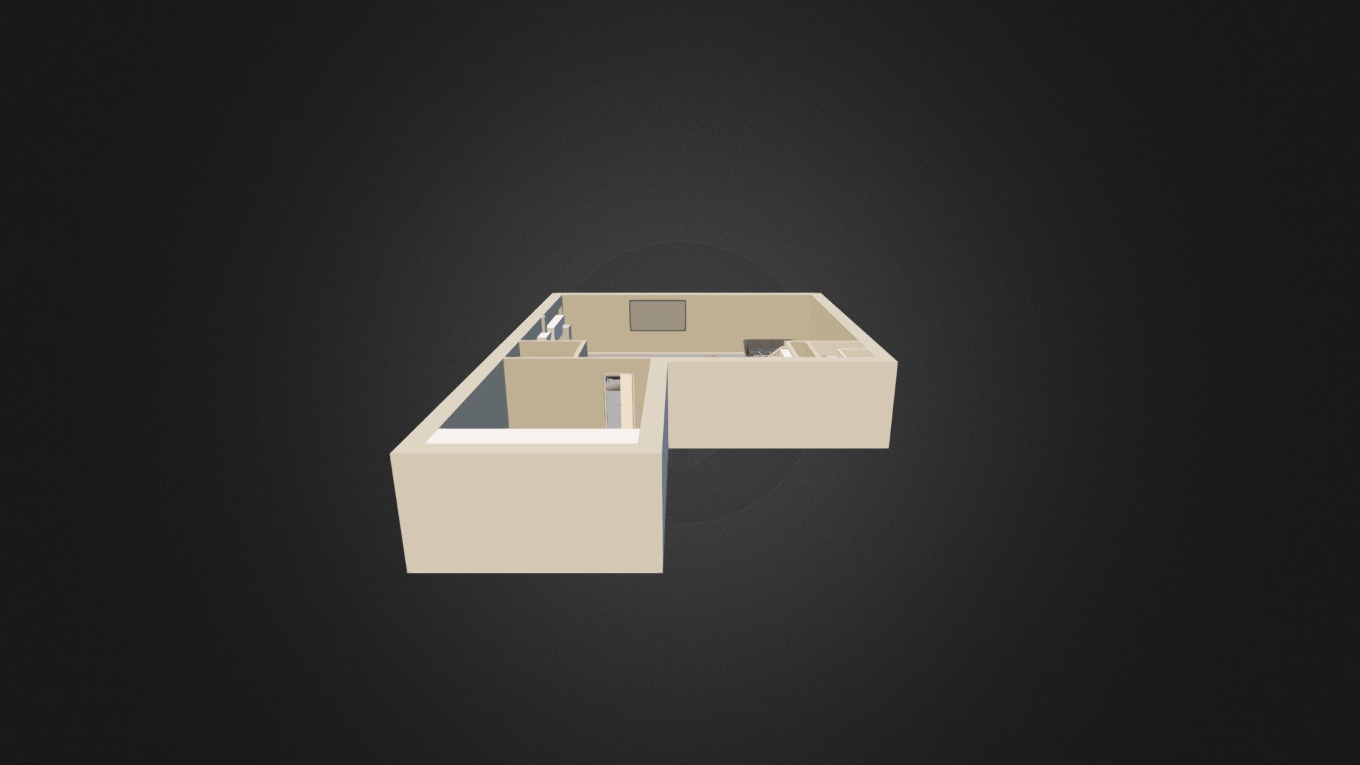 Base1room - 3D model by gray [cc73a06] - Sketchfab