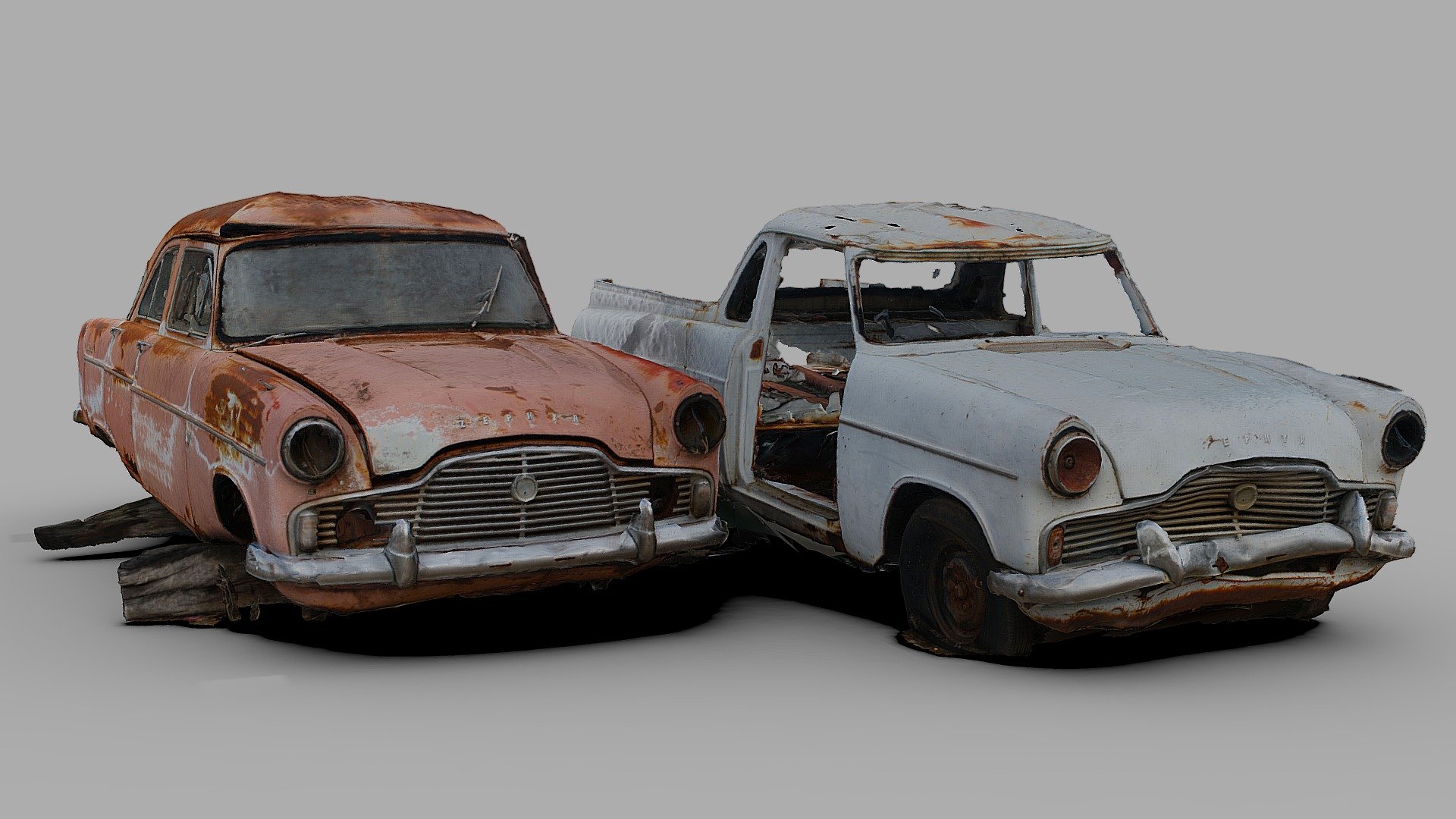 Australian Car Wrecks (Raw Scan) - Buy Royalty Free 3D model by Renafox ...