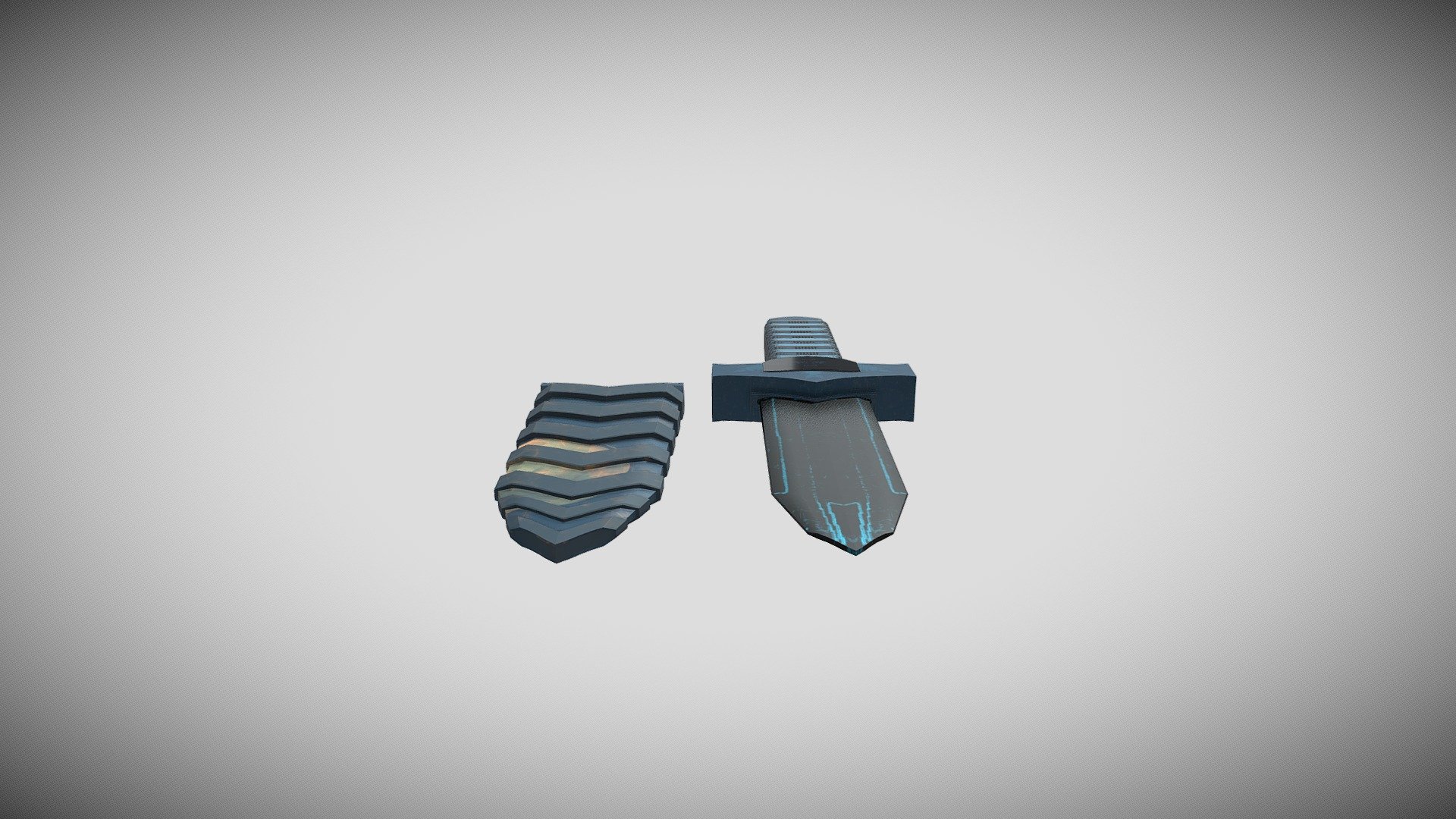 Fantasy Dagger - 3D model by Gabriel Gonçalez Siqueira (@exxilion ...