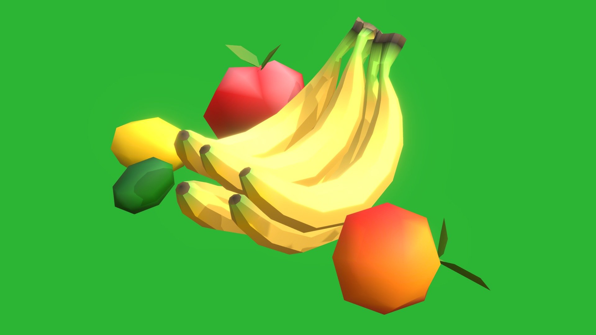 Fruit - 3D model by Danny (@leizerwulf) [cc792dc] - Sketchfab