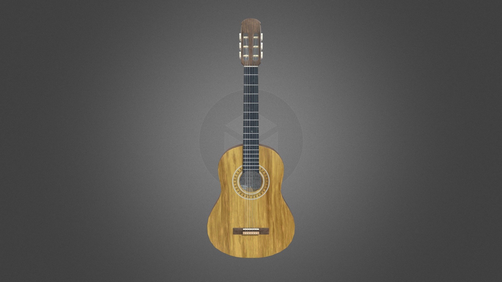 Acoustic Guitar - 3D model by guillaumediner [cc79e90] - Sketchfab