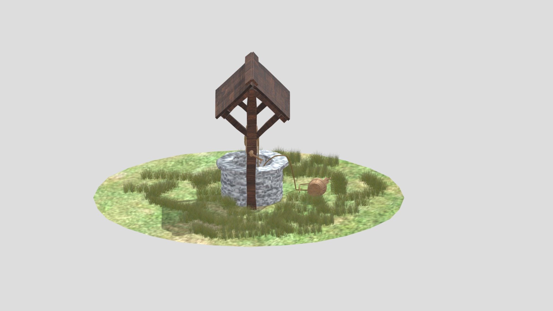 well - 3D model by futsumen [cc7aaea] - Sketchfab