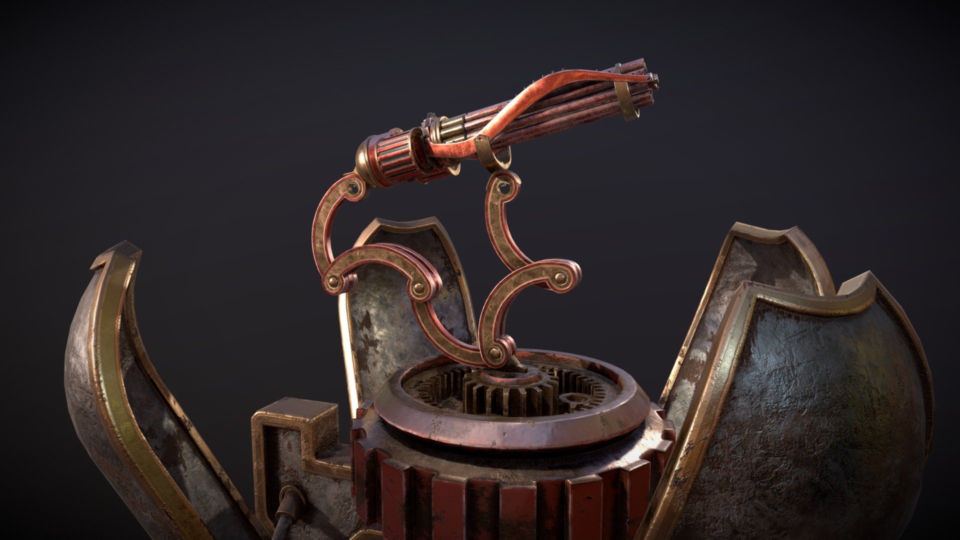 Sentry Turret - 3D model by KaramellGlass (@BlueHour) [cc7bbe4] - Sketchfab