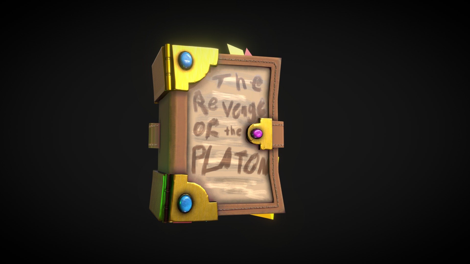 Stylized Book - 3D model by ggrafikdesing [cc7ff68] - Sketchfab