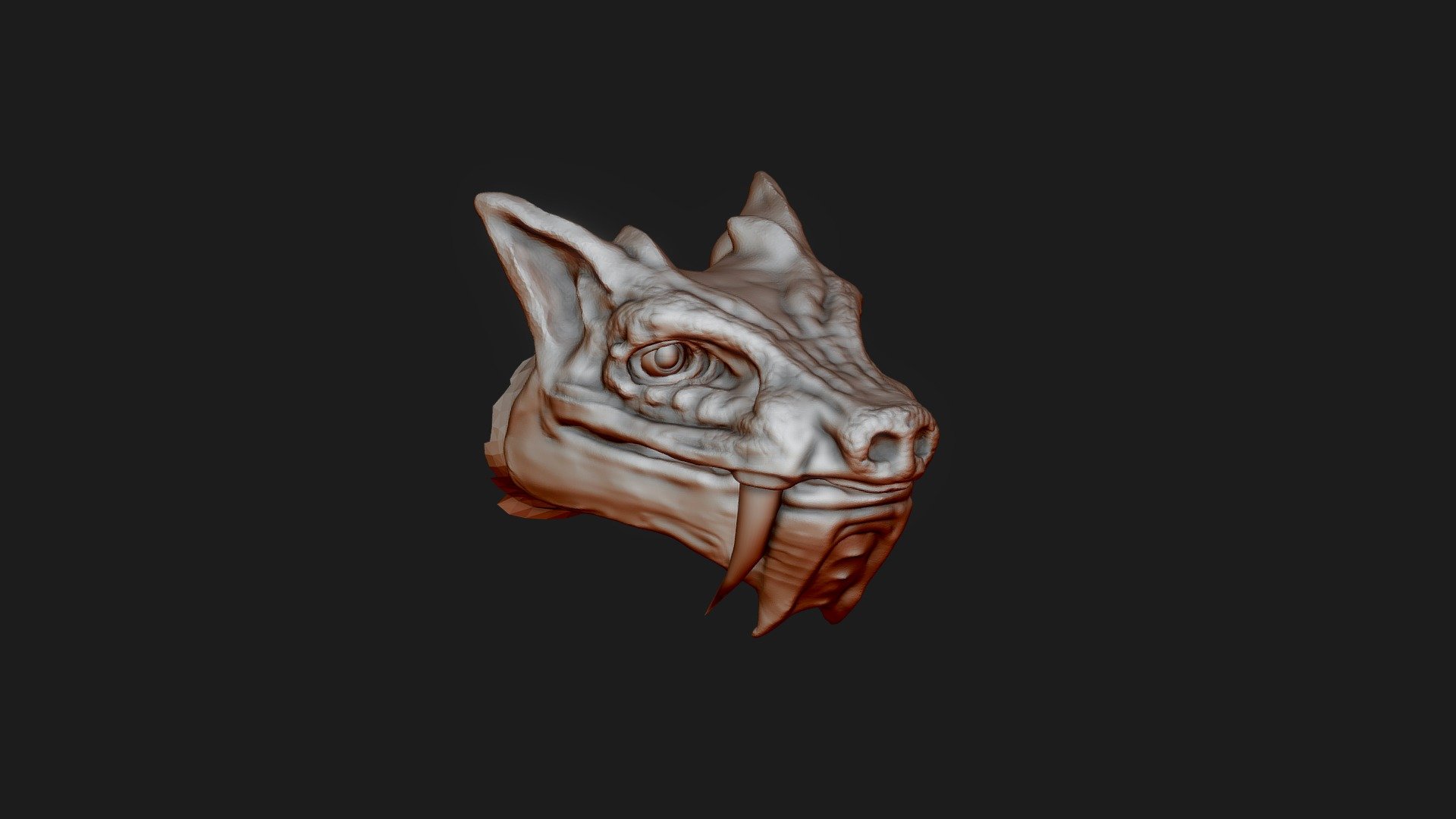 Dragon Head - 3D model by Grim996 [cc808f3] - Sketchfab