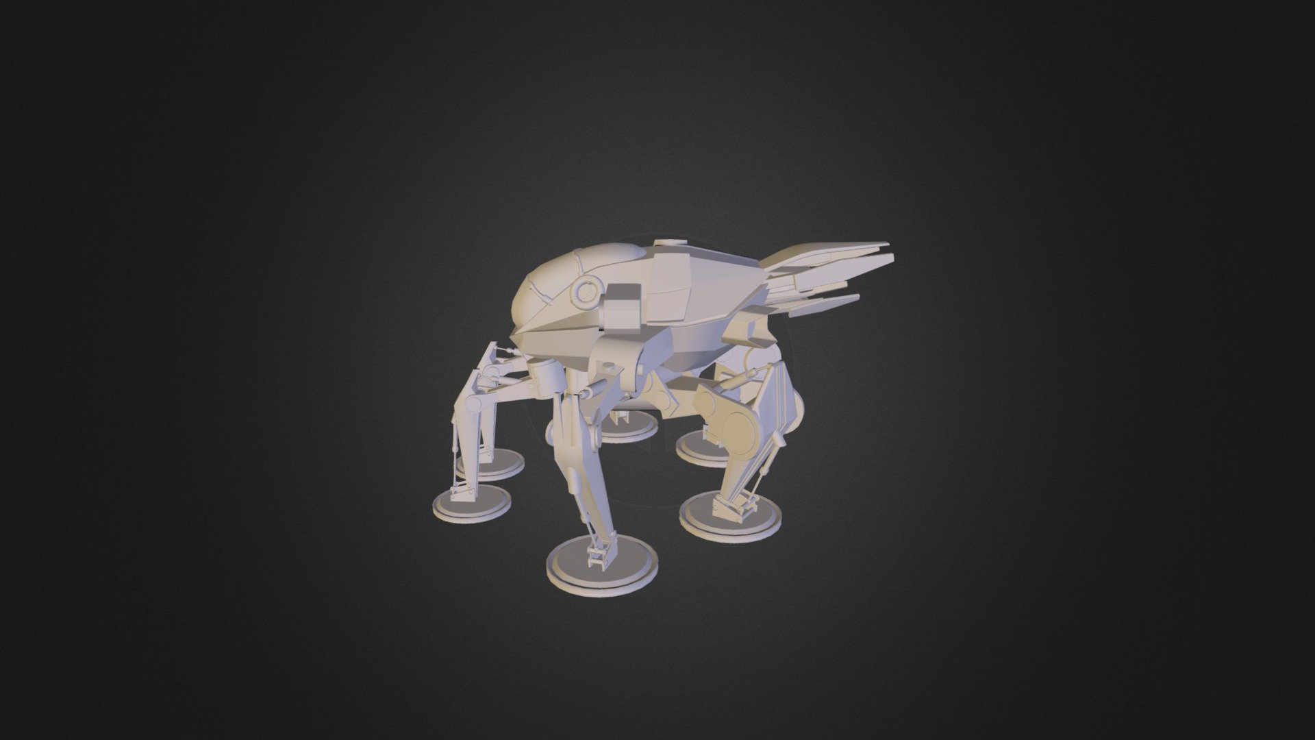 Water Strider - 3D model by jessyca.calamity [cc825a0] - Sketchfab