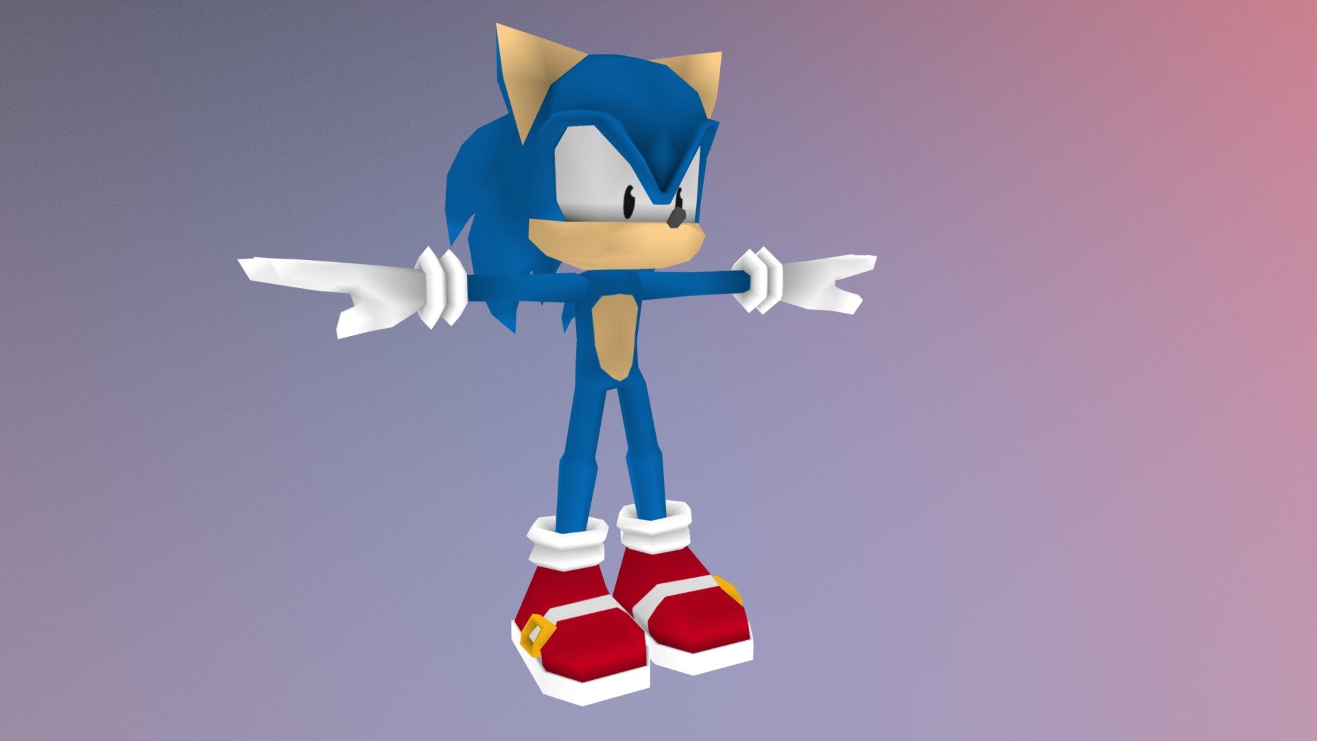 Sonic The Hedgehog - 3D model by UrbanFoxGamer [cc8550d] - Sketchfab