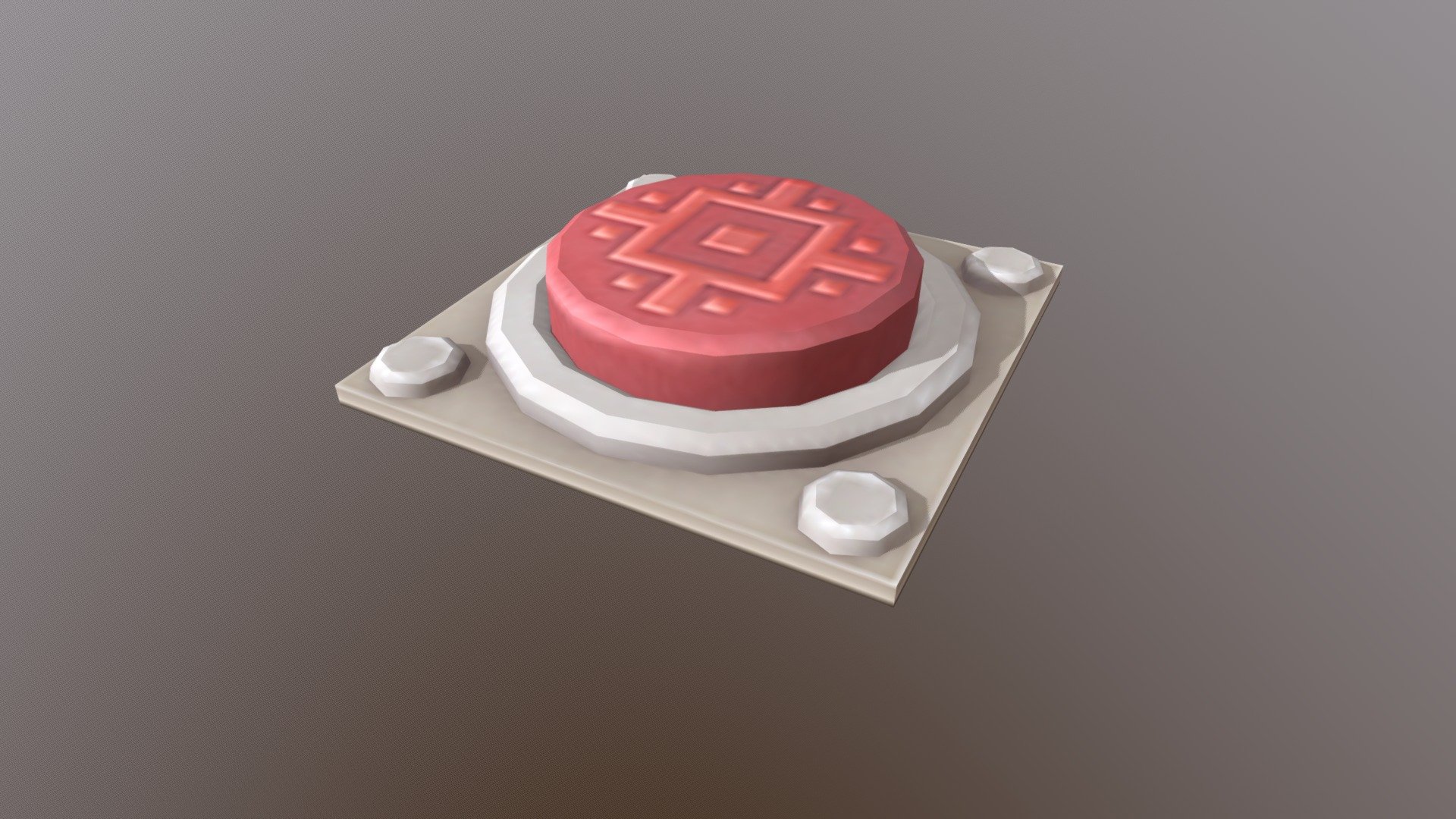 Floor Switch Red - 3D model by SmileBoom_SGB [cc867a0] - Sketchfab