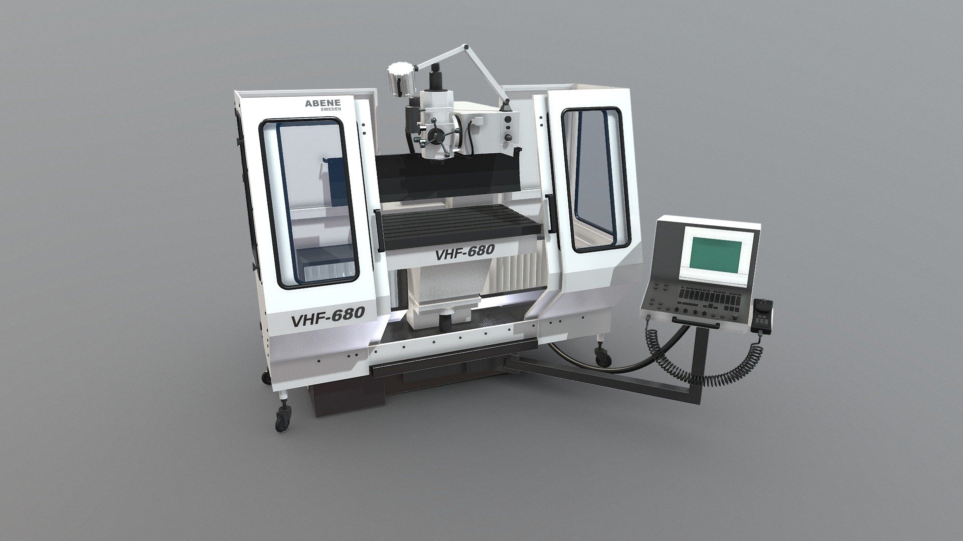 CNC freesmachine VHF-680 N250413 - 3D model by Stichting Consortium ...