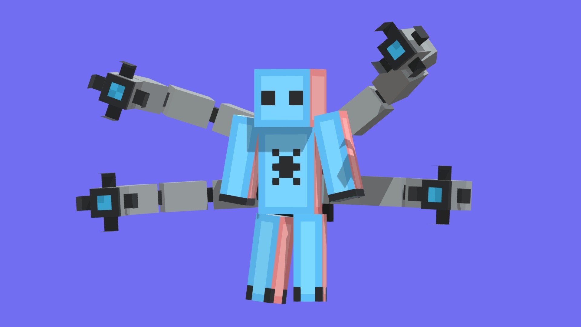 Octo Arms - Download Free 3D model by CoolPixelpro [cc87605] - Sketchfab