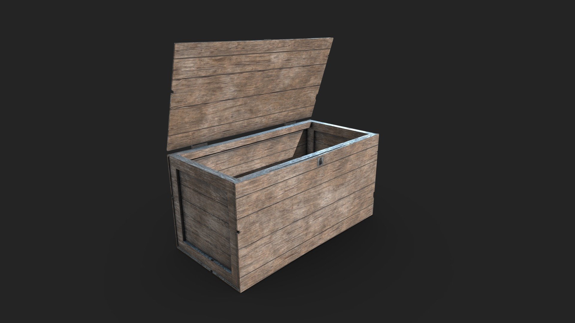 Crate Opened - 3D model by fluidvoxel [cc87b8c] - Sketchfab