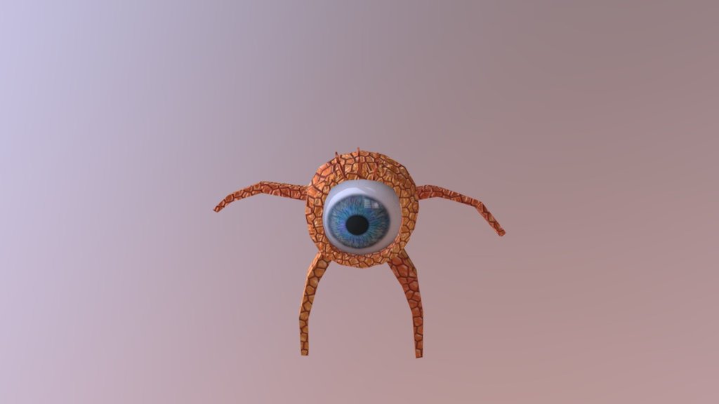 Eyeball Creature - 3D model by alexandermercado [cc895f6] - Sketchfab