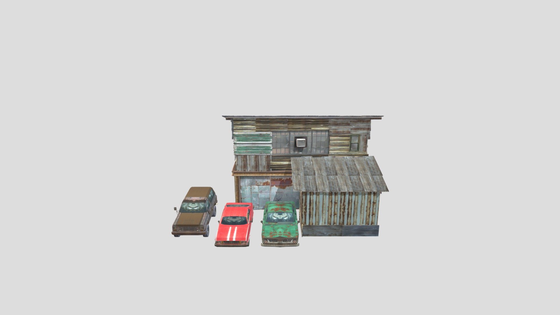 Garage and cars - Download Free 3D model by cebisaTheCreator [cc8c502 ...