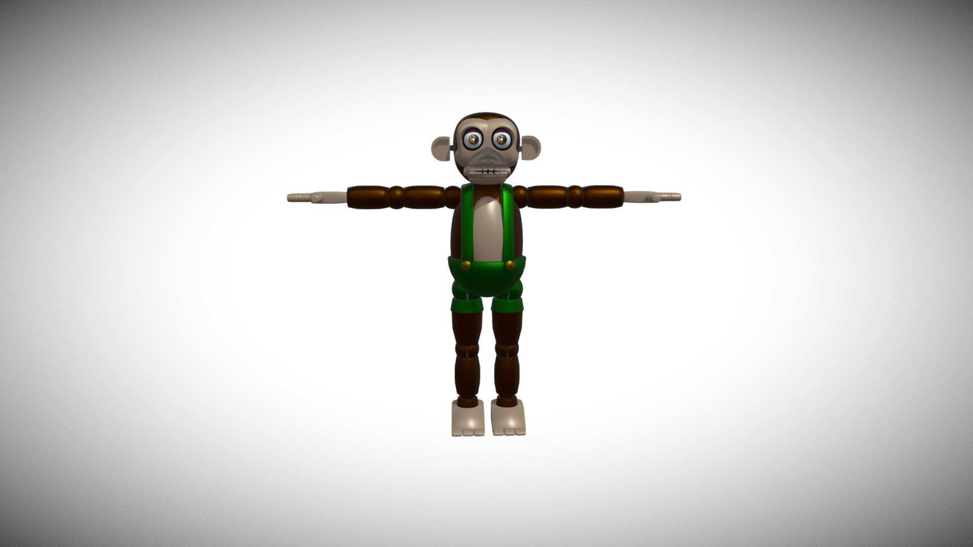 Chester the Chimpanzee Five Nights at Candy's - Download Free 3D model ...
