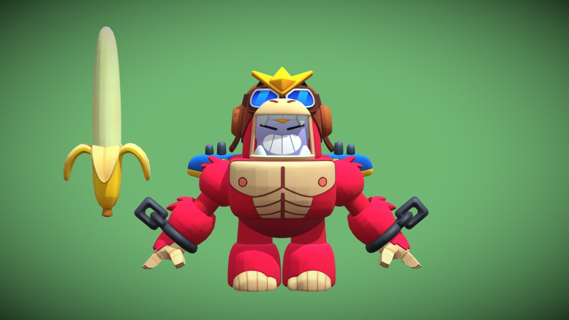 Surge Kong - Download Free 3D model by Nomnivore [cc8cebd] - Sketchfab