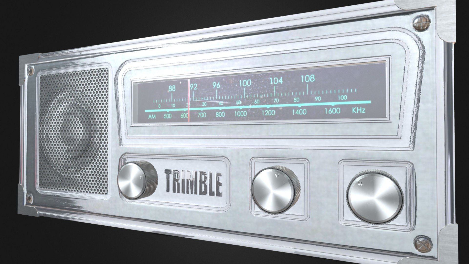 Radio Old Style - Download Free 3D model by jimbogies [cc8d872] - Sketchfab