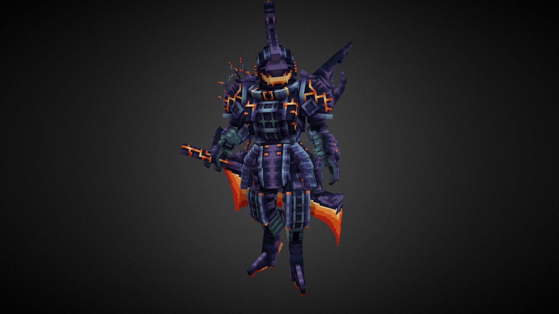 Magma Beetle Knight - 3D model by Wither_Smoke [cc8ecf3] - Sketchfab