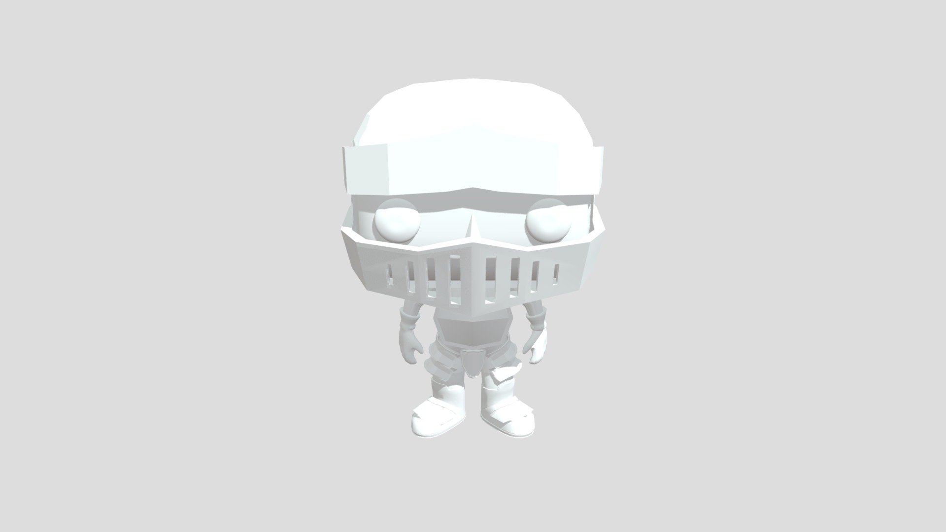 Funko Knight 3D Model (LOW POLY) - 3D model by Pipo (@filipe ...