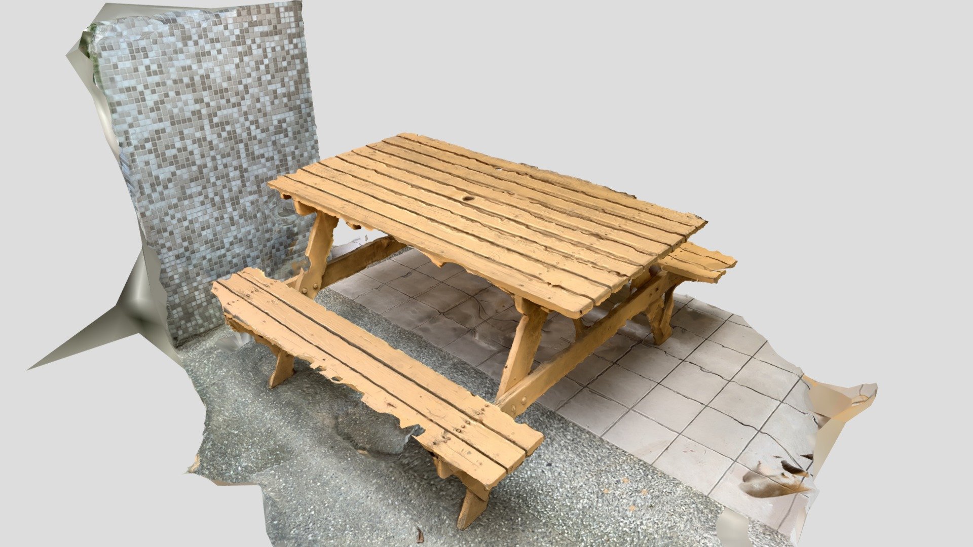 Scan table and pillar - Download Free 3D model by TaoYongCao [cc9134c ...