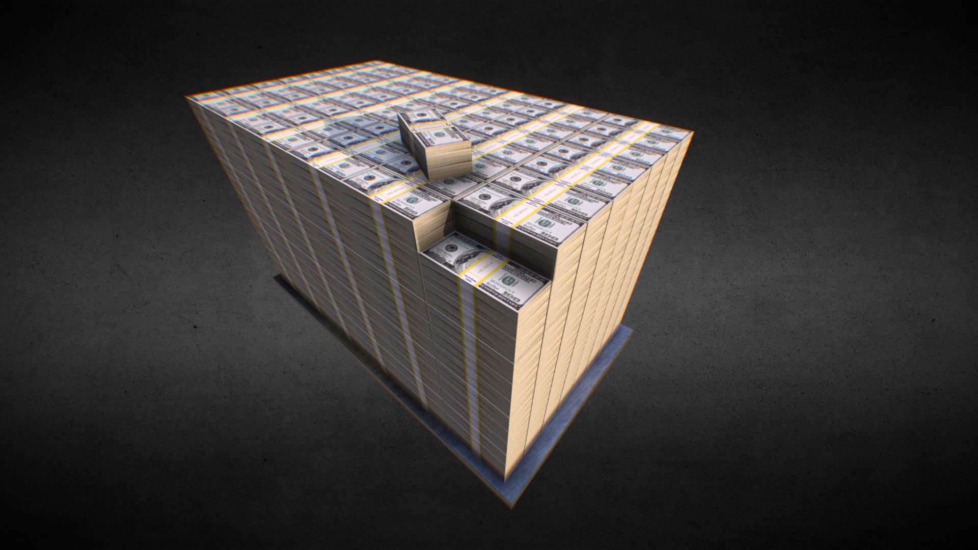 Pack Money - Download Free 3D model by Caio de Oliveira ...
