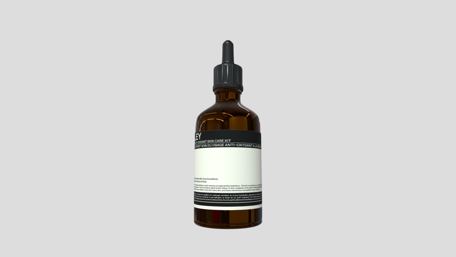 100mL Cosmetic Skin Care Serum - 3D model by WANGRAR (@wang.rar ...