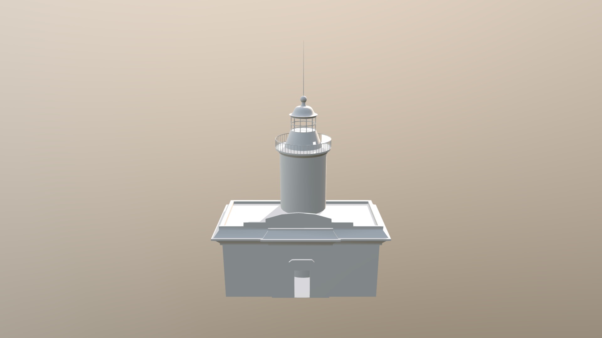 Faro Di Porto Torres - 3D model by Sonia.Mollica [cc9413a] - Sketchfab