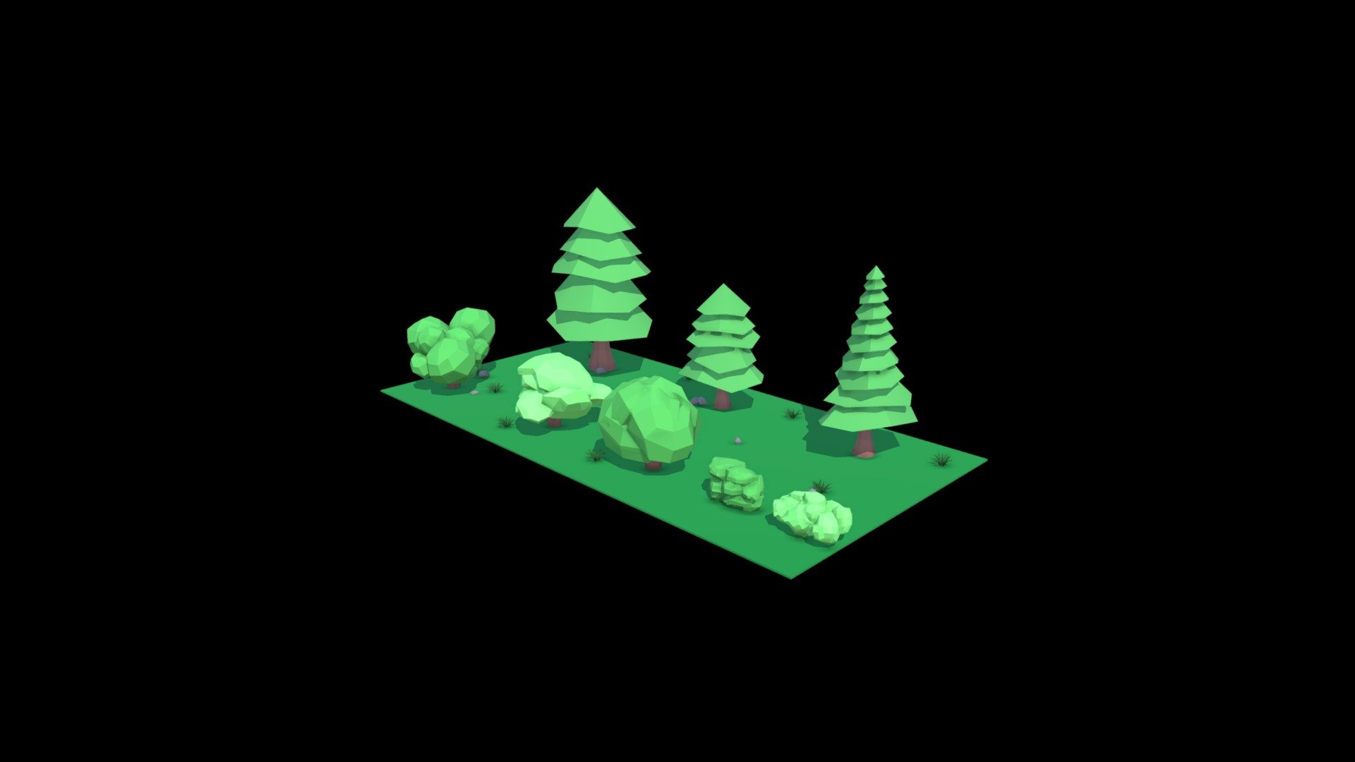 Low poly nature environment - 3D model by KarimFatatry [cc94cb8 ...