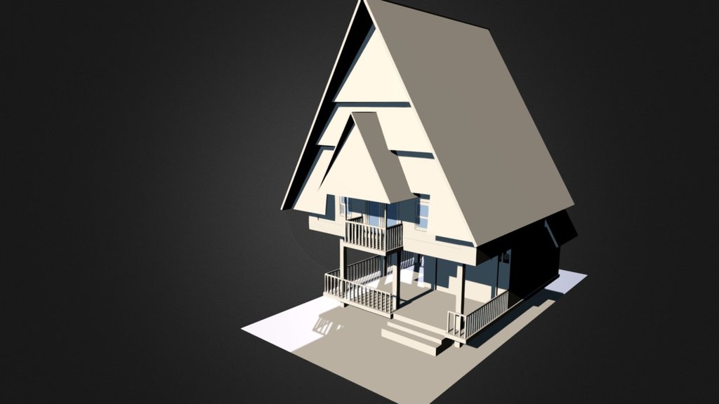 Rumah Tambi Kontemporer - 3D model by Andi R (@altrockerape) [cc94ce9 ...