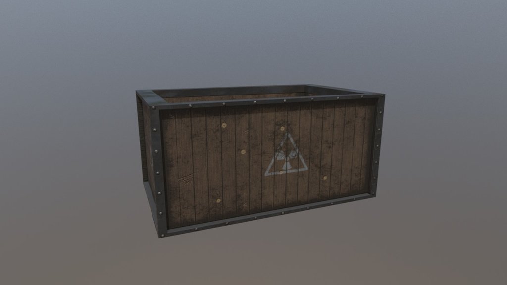 Wooden Container - 3D model by Bronzegear [cc96f84] - Sketchfab