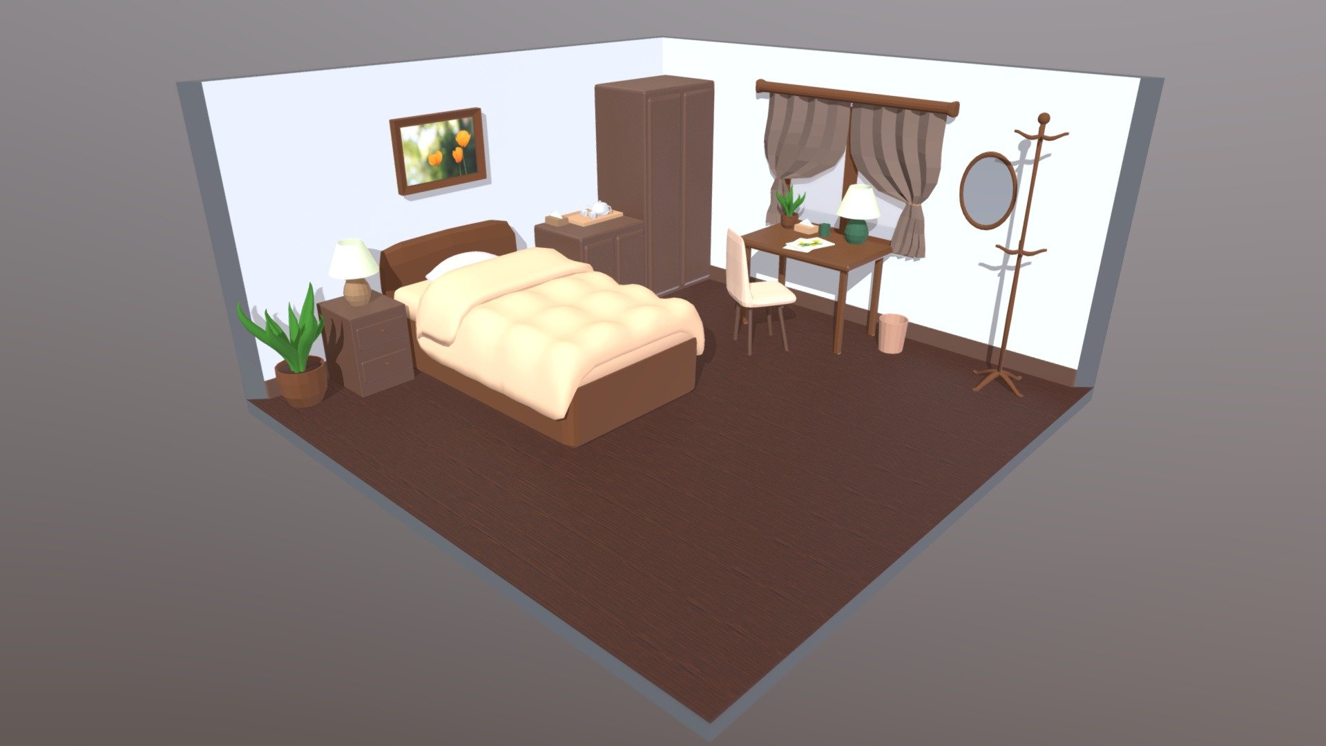 Stylized Room Pack 01 - 3D model by JaneArtStudios [cc97437] - Sketchfab